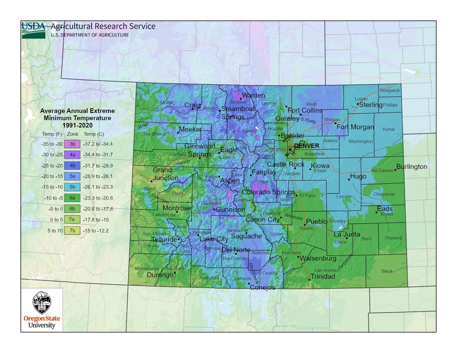 Gardening Zone Map: Find Your 2023 USDA Plant Hardiness Zone | POPS OF ...